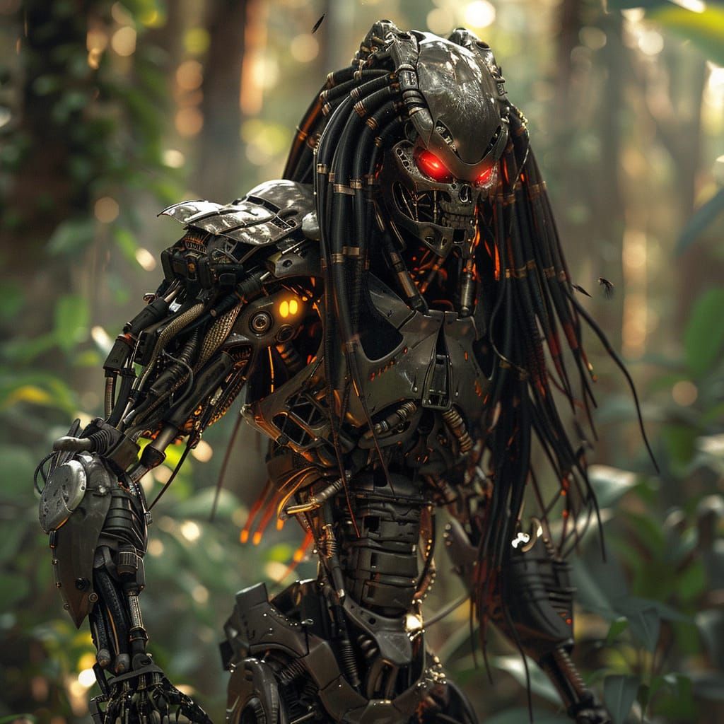 Terminator & Predator Fusion - AI Generated Artwork - NightCafe Creator