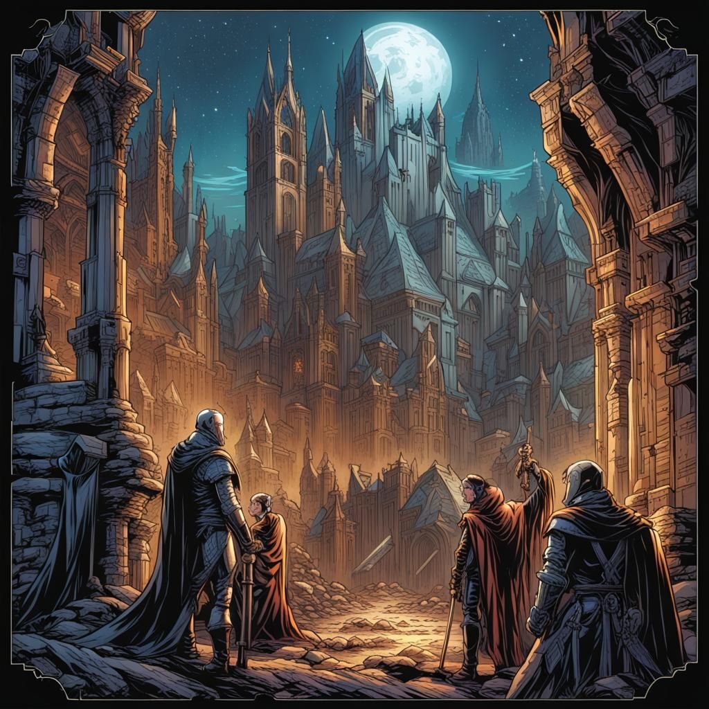 Medieval Sci-fi Fusion - AI Generated Artwork - NightCafe Creator