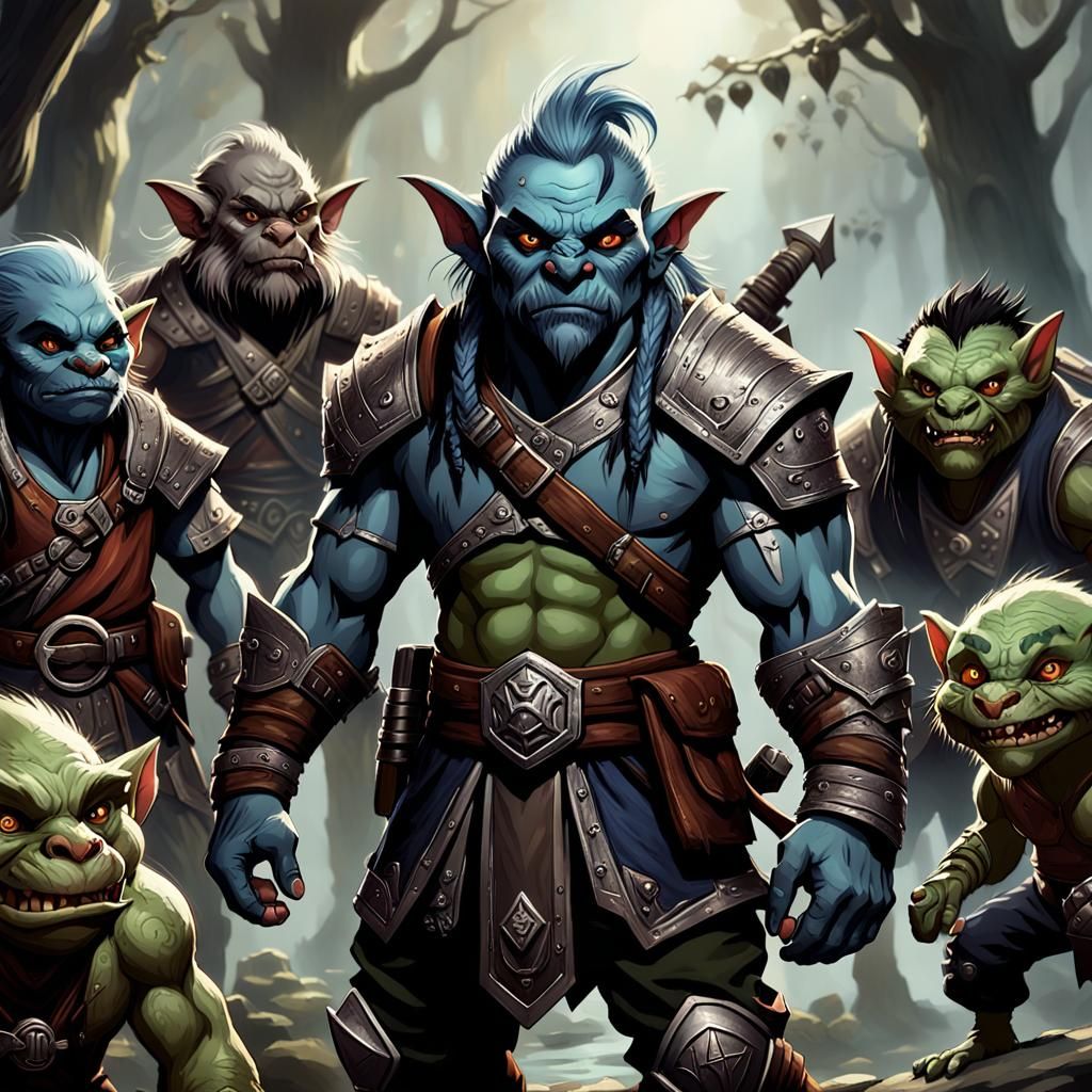 DND Kobold Gang 234wre.wetr2 - Surreal Dark Fantasy Gatherin...