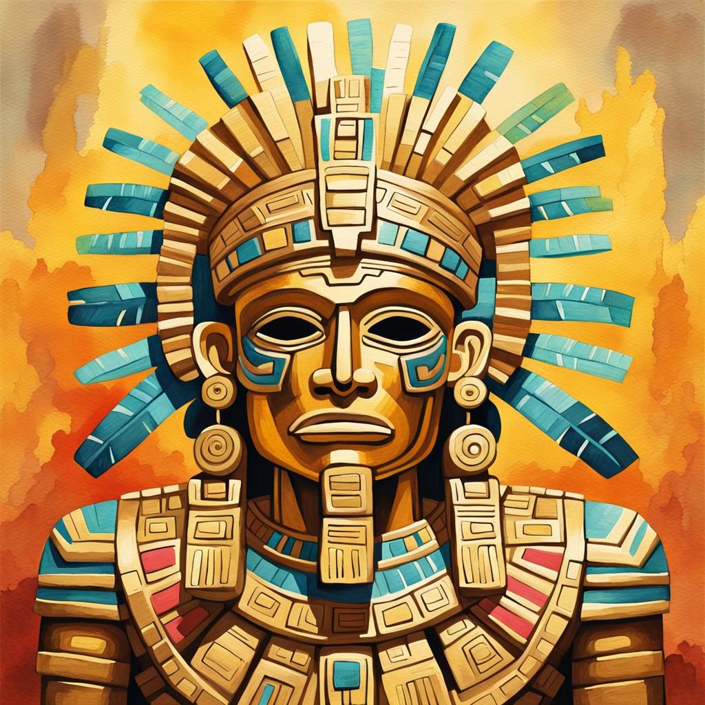 golden aztec idol - AI Generated Artwork - NightCafe Creator