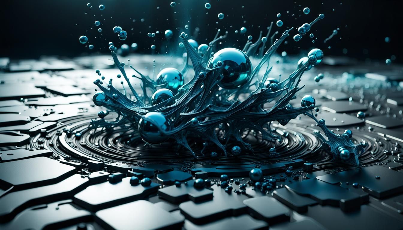 Macro hyper realistic photography, short frame, octane render, organic ...