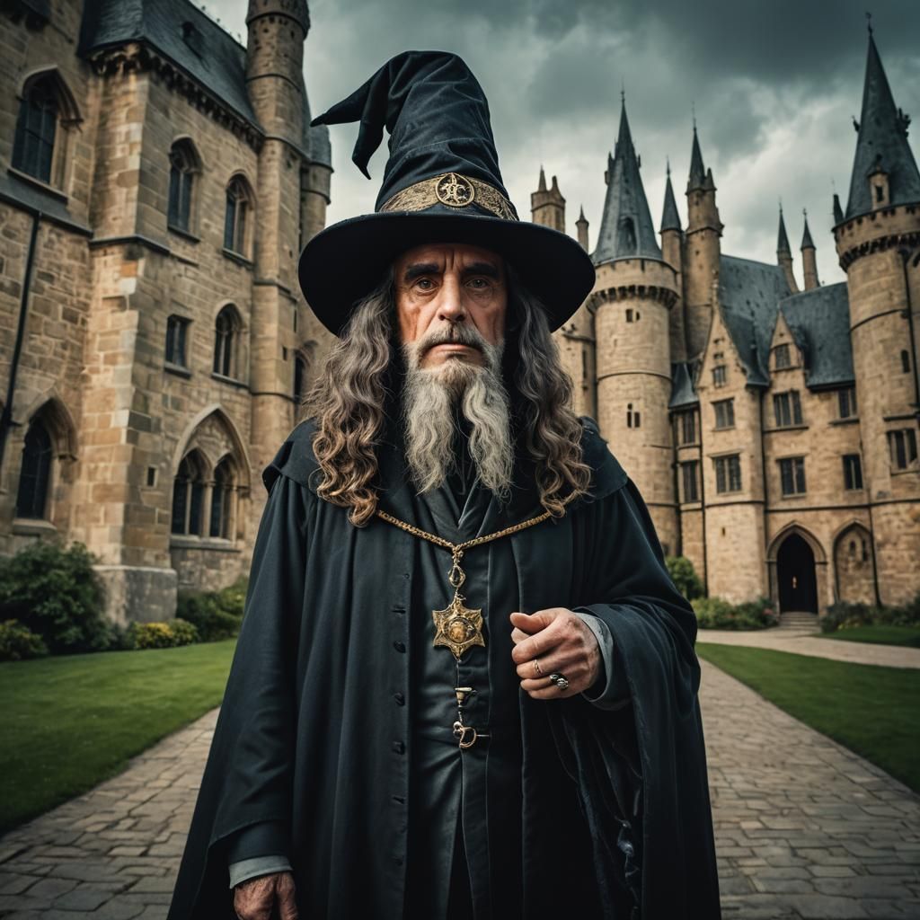 Portrait of a Wizard at Hogwarts - AI Generated Artwork - NightCafe Creator