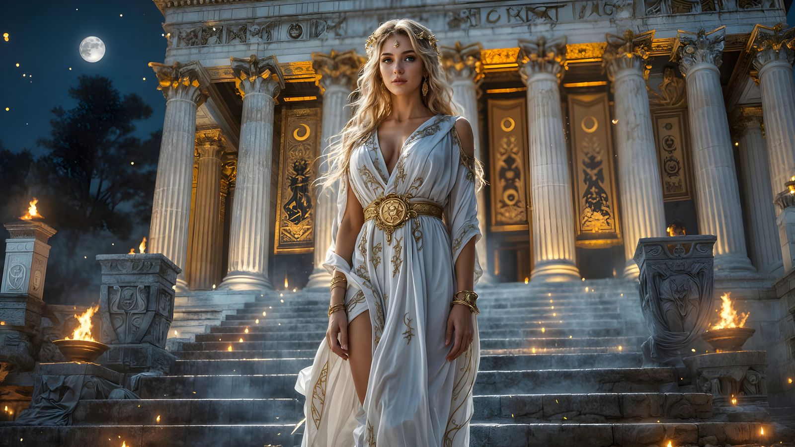 Nino, High Priestess of the Moonlit Temple