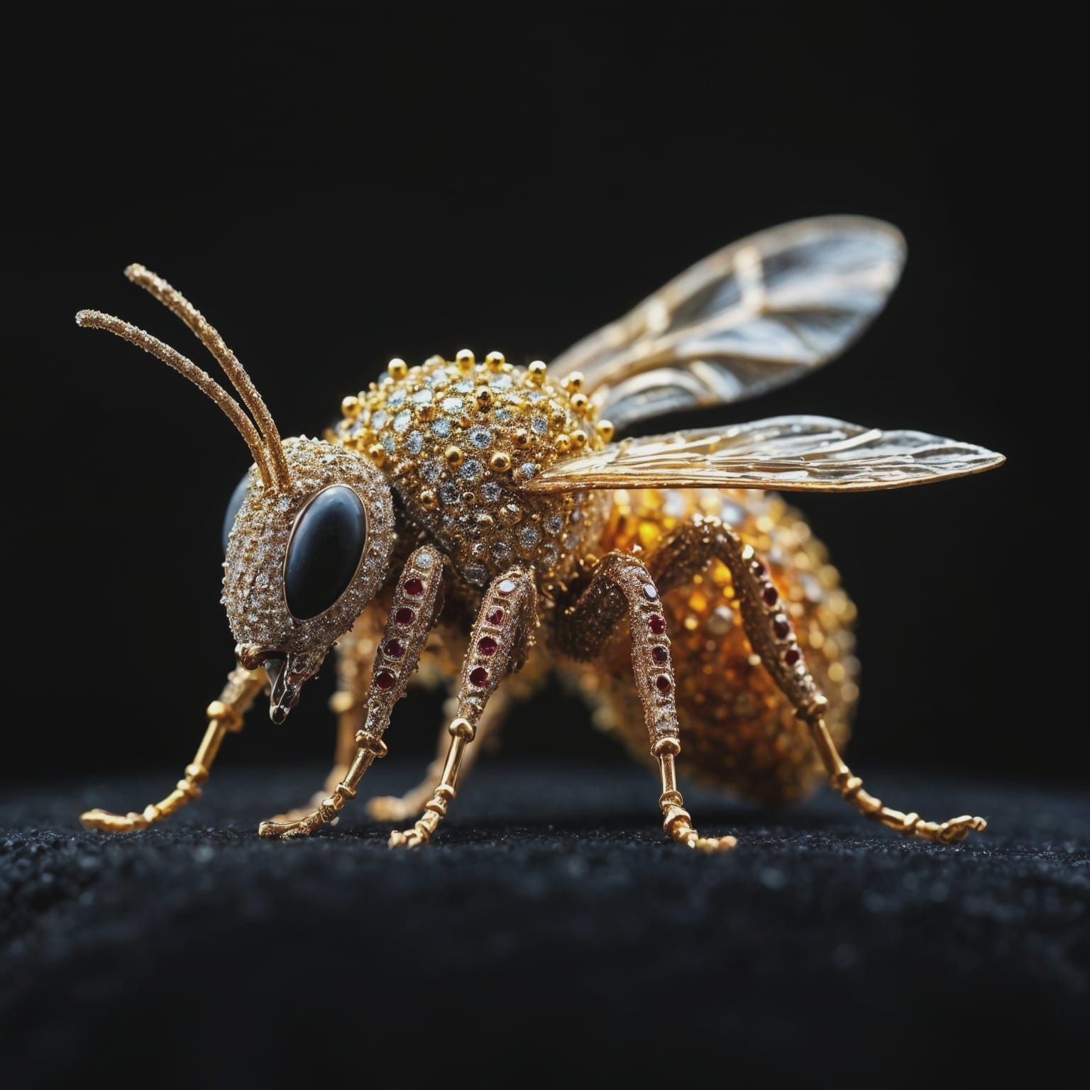 A Priceless Bee - Luxurious Jewel Bee in Macro Photography
