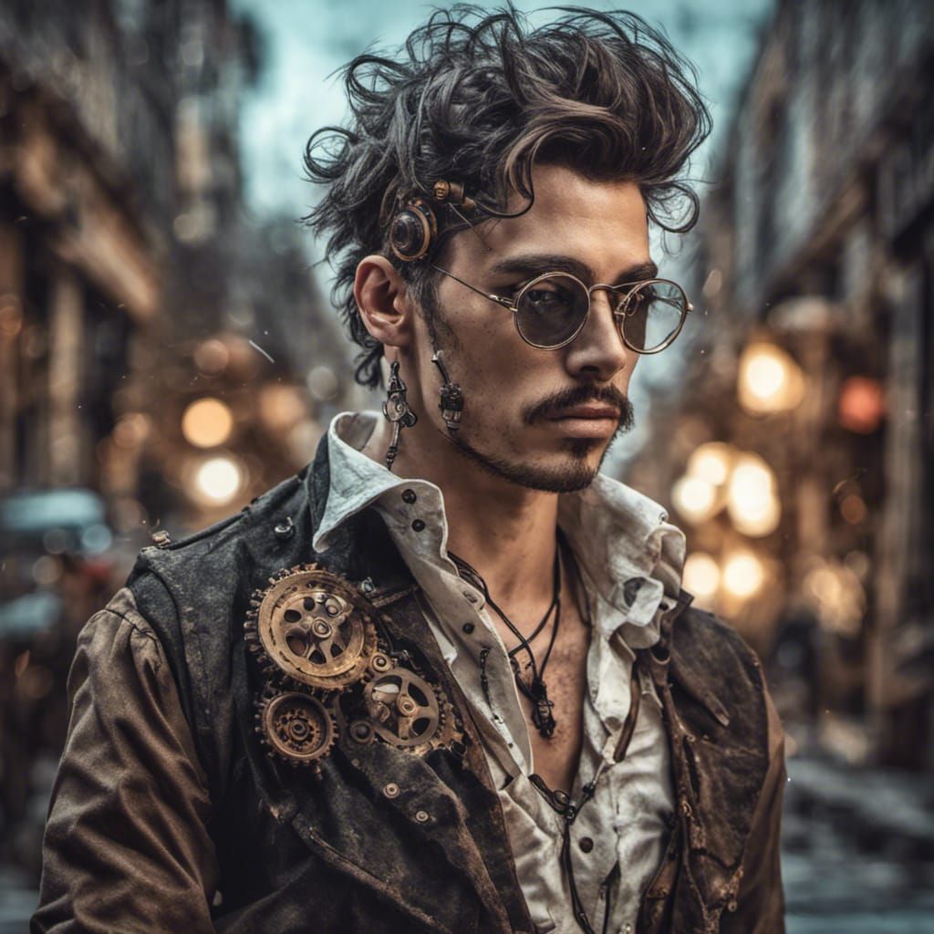Steampunk mystery Rogue guy - AI Generated Artwork - NightCafe Creator