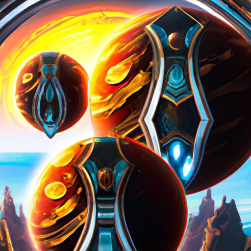 Trisolaris complex - AI Generated Artwork - NightCafe Creator