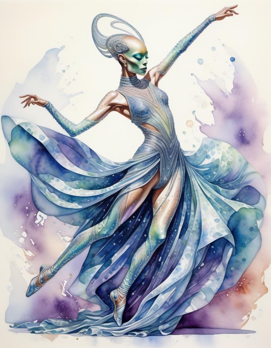 Alien fashion 4 - AI Generated Artwork - NightCafe Creator