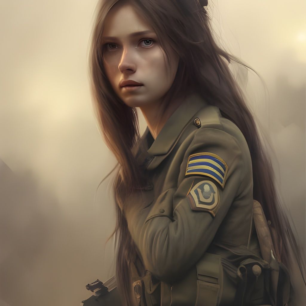Military Women #12 [Militia] - AI Generated Artwork - NightCafe Creator