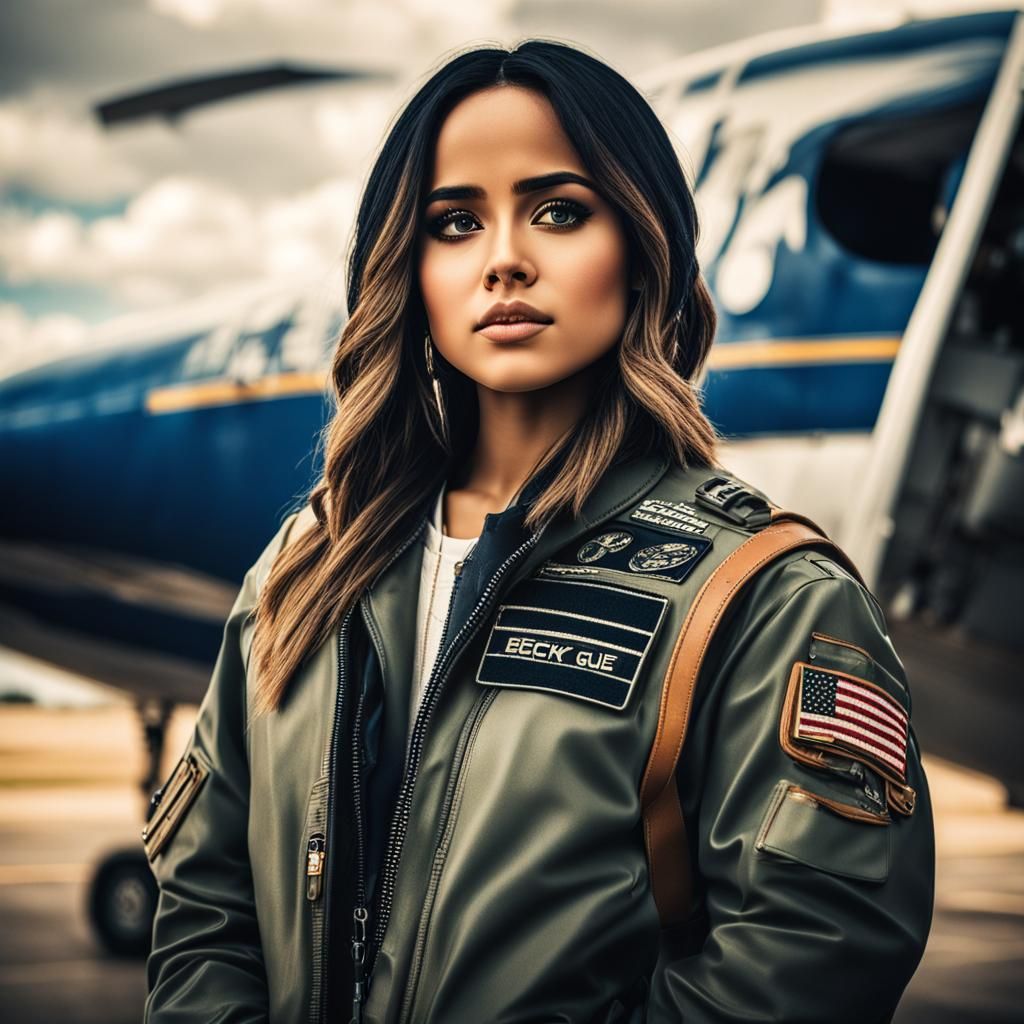 Pilot Becky G - AI Generated Artwork - NightCafe Creator
