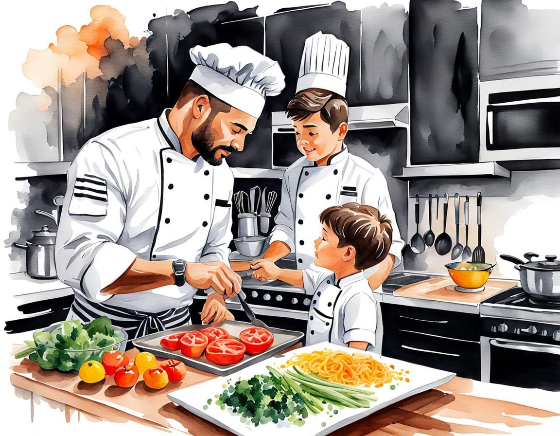 Apprentice Chefs - AI Generated Artwork - NightCafe Creator