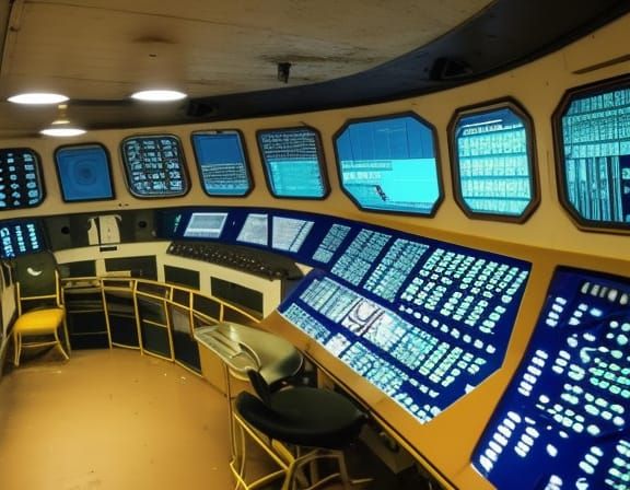 Modern Submarine's State of the Art Control Room - AI Generated Artwork ...