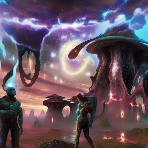 (Topic) Exploratory team on an ancient_mysterious_infested_enchanted ...