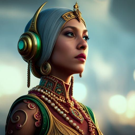 Mech Queen - AI Generated Artwork - NightCafe Creator