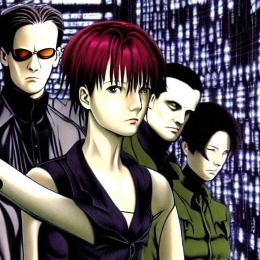 Matrix Anime #04 - AI Generated Artwork - NightCafe Creator