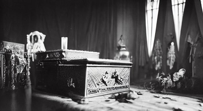 Haunted Music Box - AI Generated Artwork - NightCafe Creator