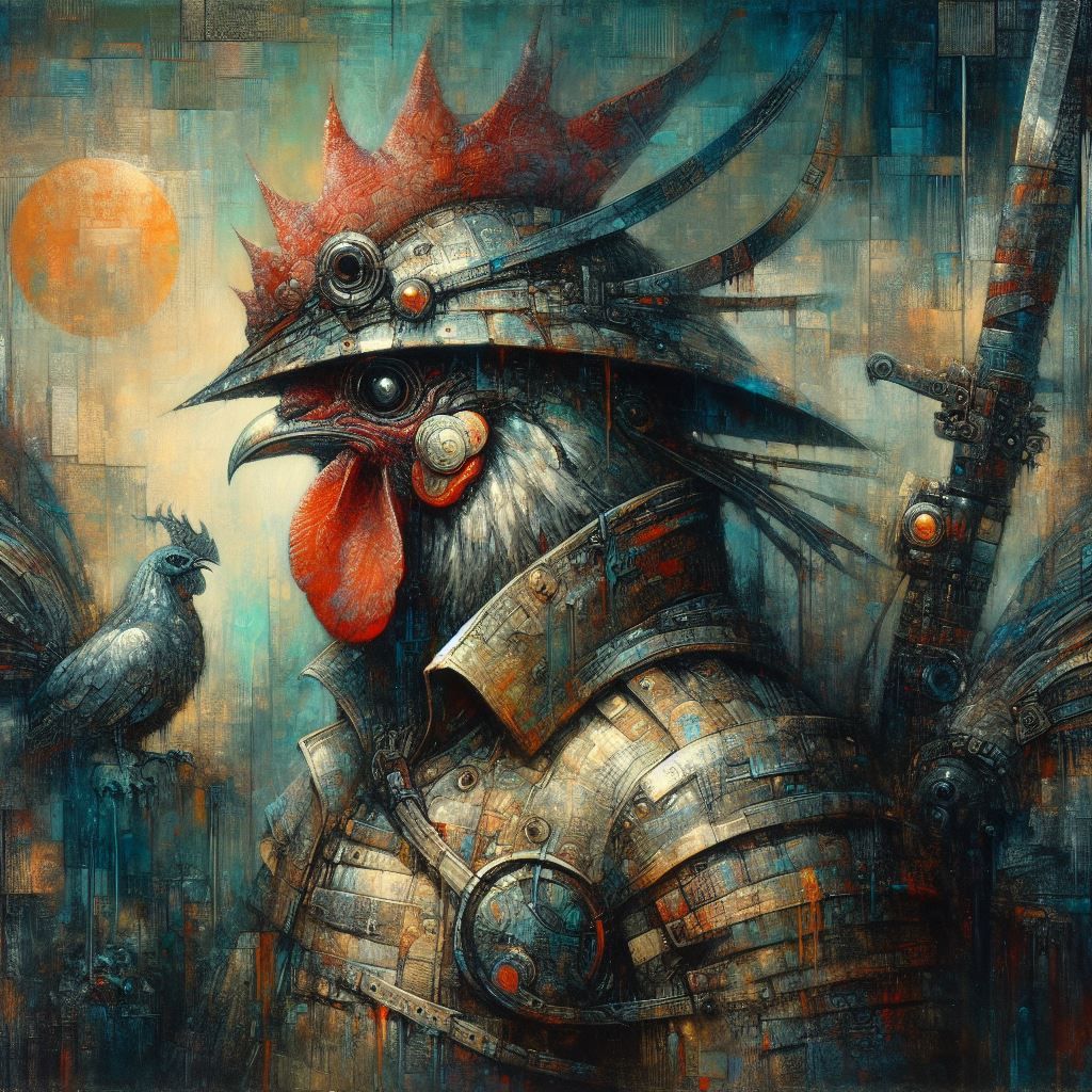 Samurai Rooster of the Apocalypse - AI Generated Artwork - NightCafe ...
