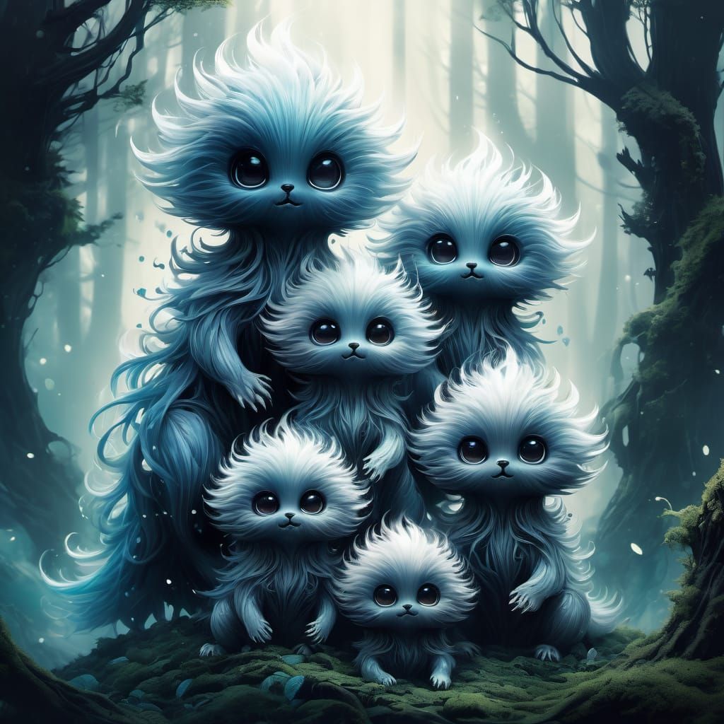 adorable creatures - AI Generated Artwork - NightCafe Creator