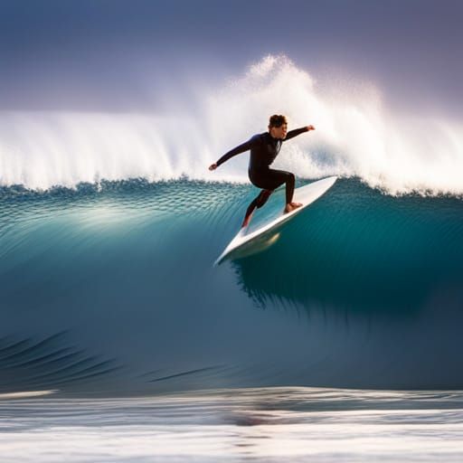 surfing - AI Generated Artwork - NightCafe Creator