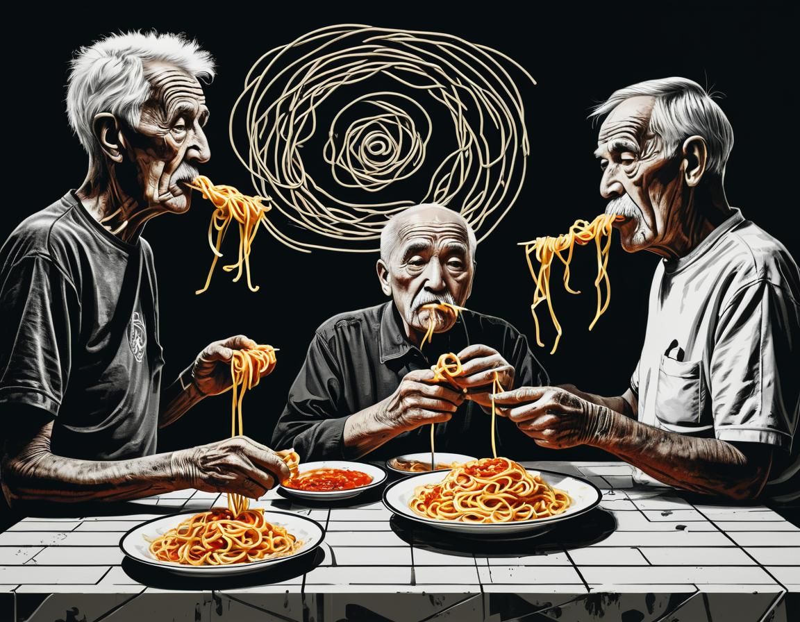 Do You Remember How To Eat Spaghetti? VII - AI Generated Artwork ...
