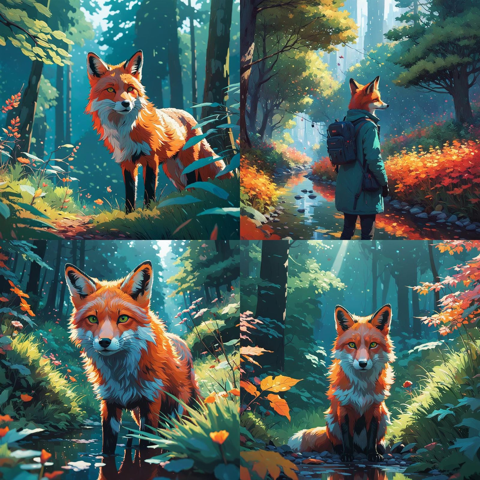 Fox - AI Generated Artwork - NightCafe Creator