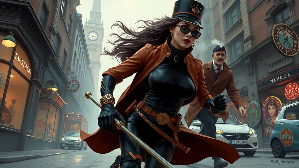 "If we can corner them, I shall incapcitate them with my large and ...