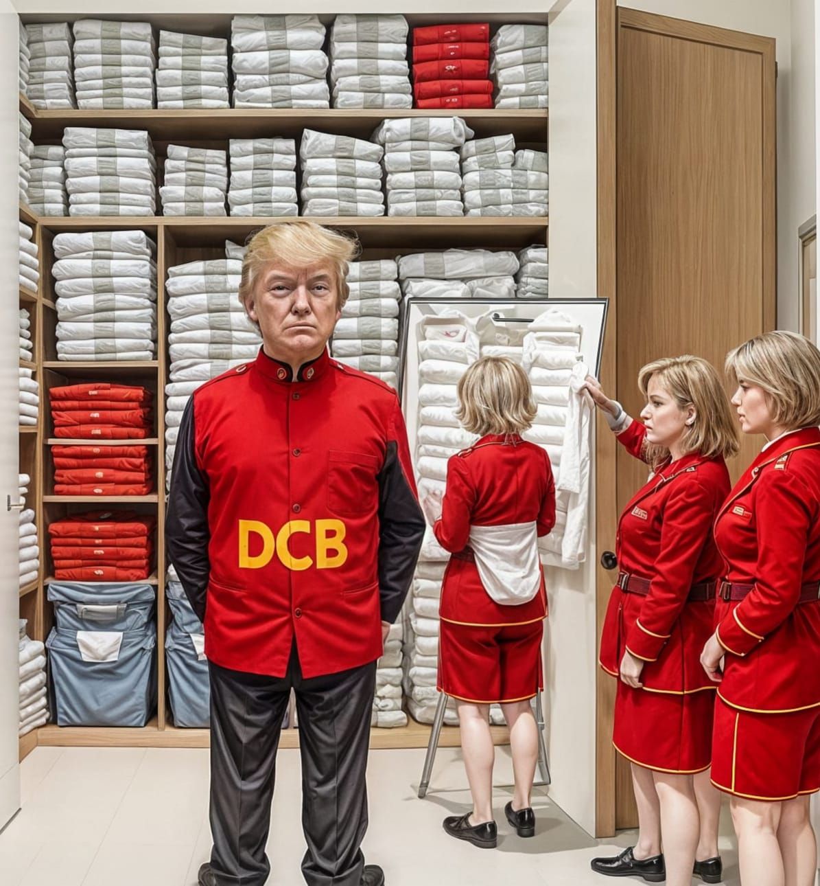 Donald Trump's Humorous Adult Diaper Collection in... - AI Art
