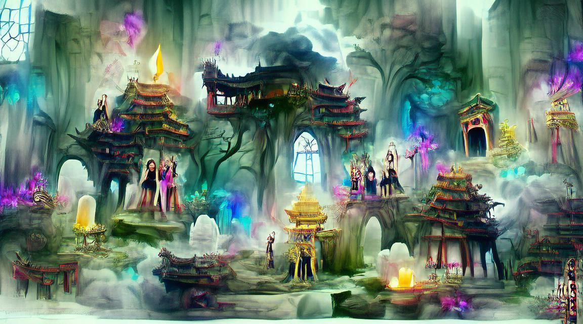 Fantasy Temple by Alayna Danner Dang My Linh Alyn Spiller Lim Chuan ...