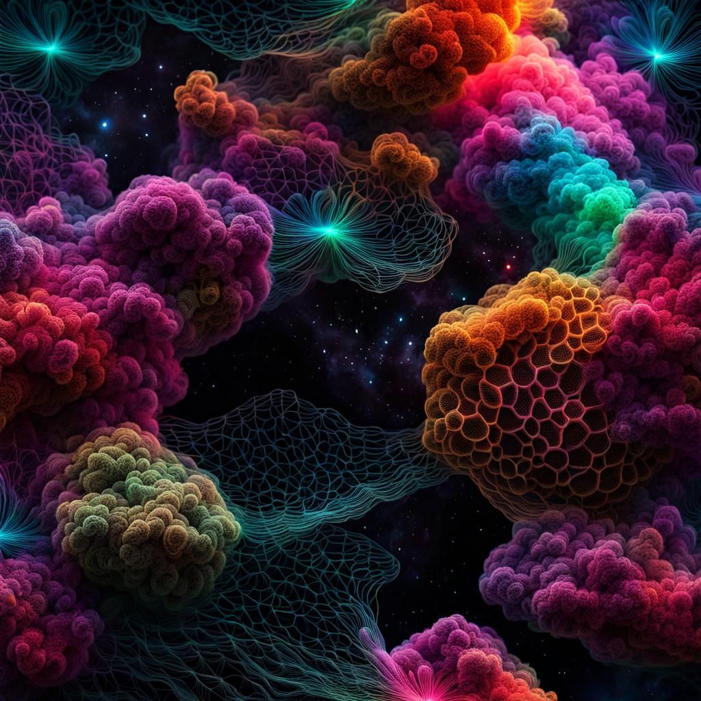 organic material forming a nebula - AI Generated Artwork - NightCafe ...