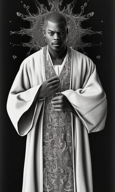 Robed Man - AI Generated Artwork - NightCafe Creator