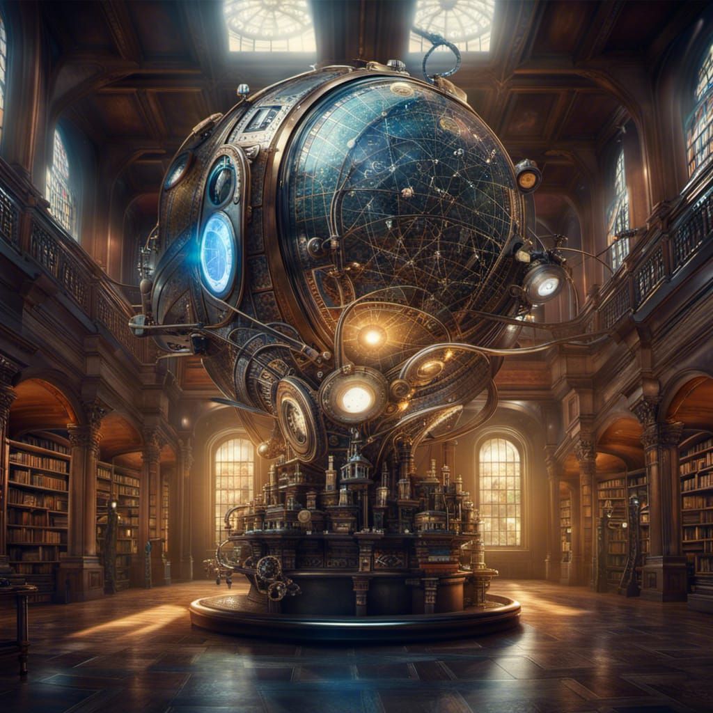 Invisibility Machine In a Library Full of People (All Invisible) 😁 - AI ...