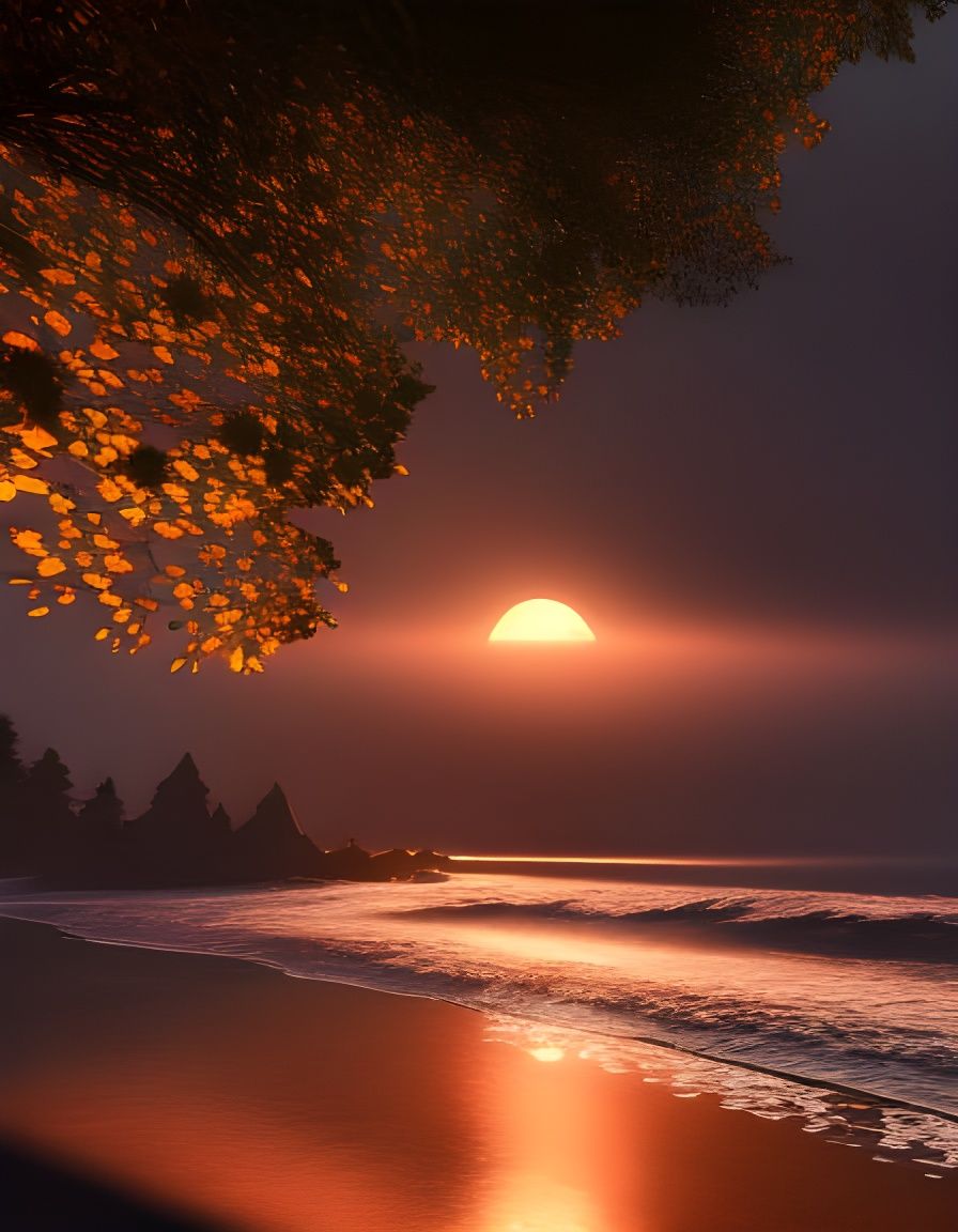 Sunset - AI Generated Artwork - NightCafe Creator