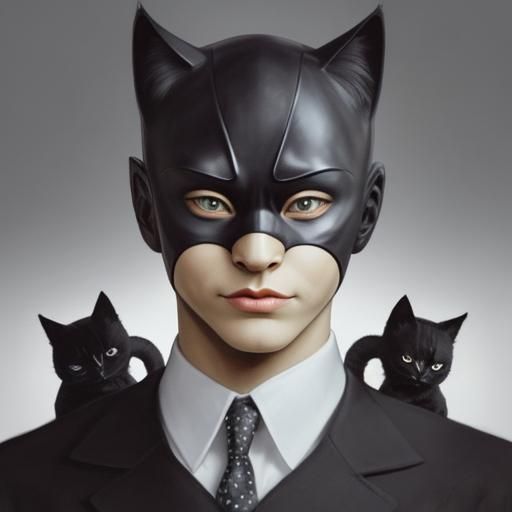 Catman and sidekicks - AI Generated Artwork - NightCafe Creator