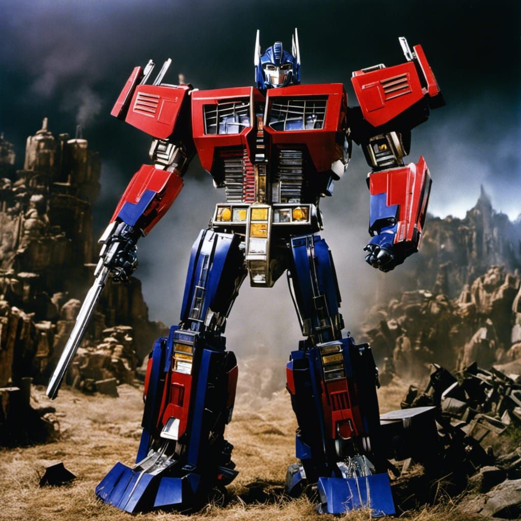 Optimus Prime from the 1980s film adaptation of "Transformers ...