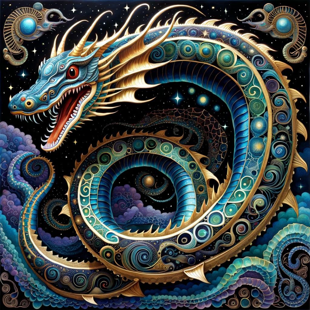 Leviathan"Sea Dragon" - AI Generated Artwork - NightCafe Creator