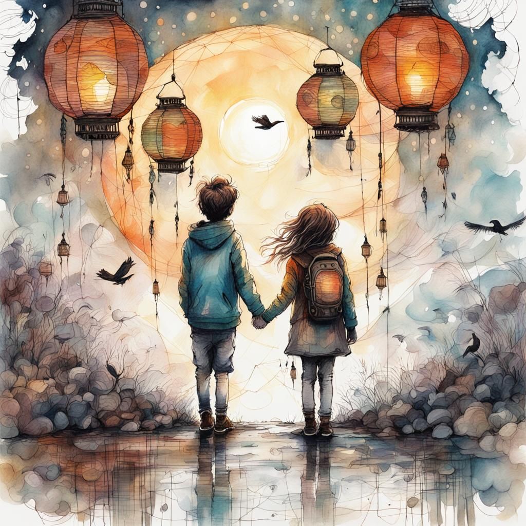 Sunbeam Series 31- Lantern - AI Generated Artwork - NightCafe Creator