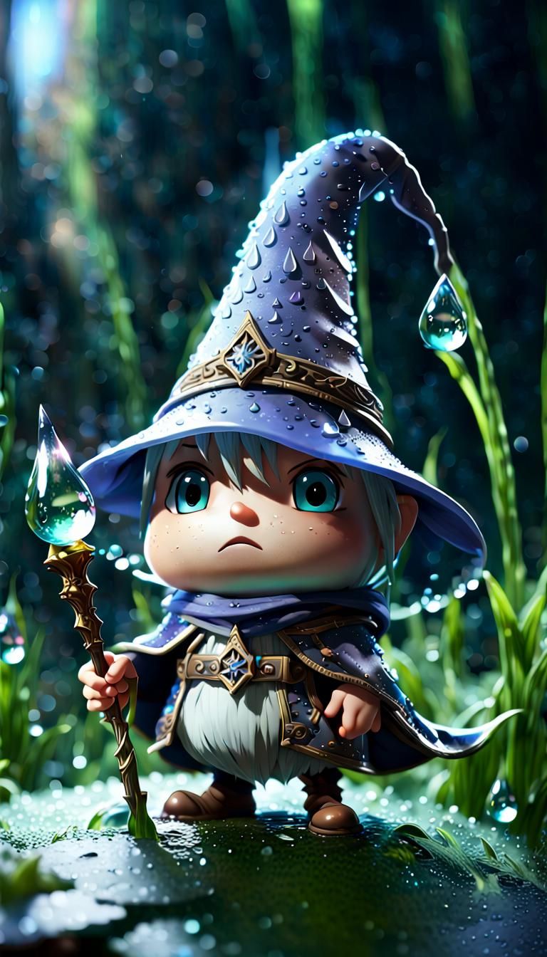 The little water wizard. - AI Generated Artwork - NightCafe Creator