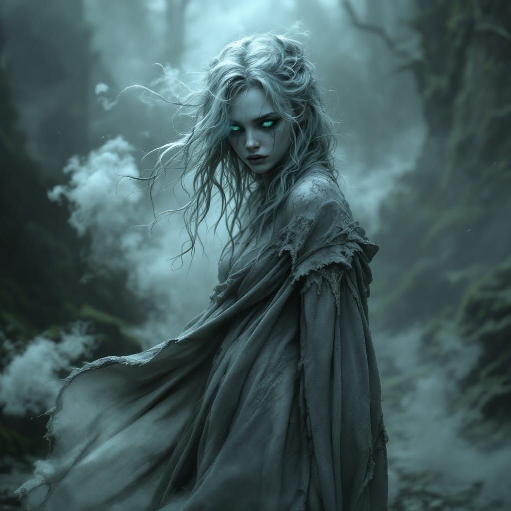 goddess achlys, the spirit of mist and death
