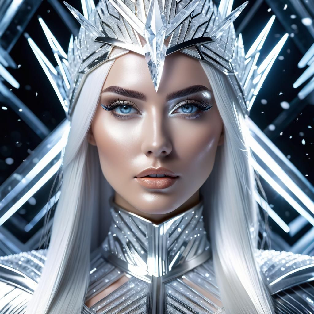 Ice Queen - AI Generated Artwork - NightCafe Creator