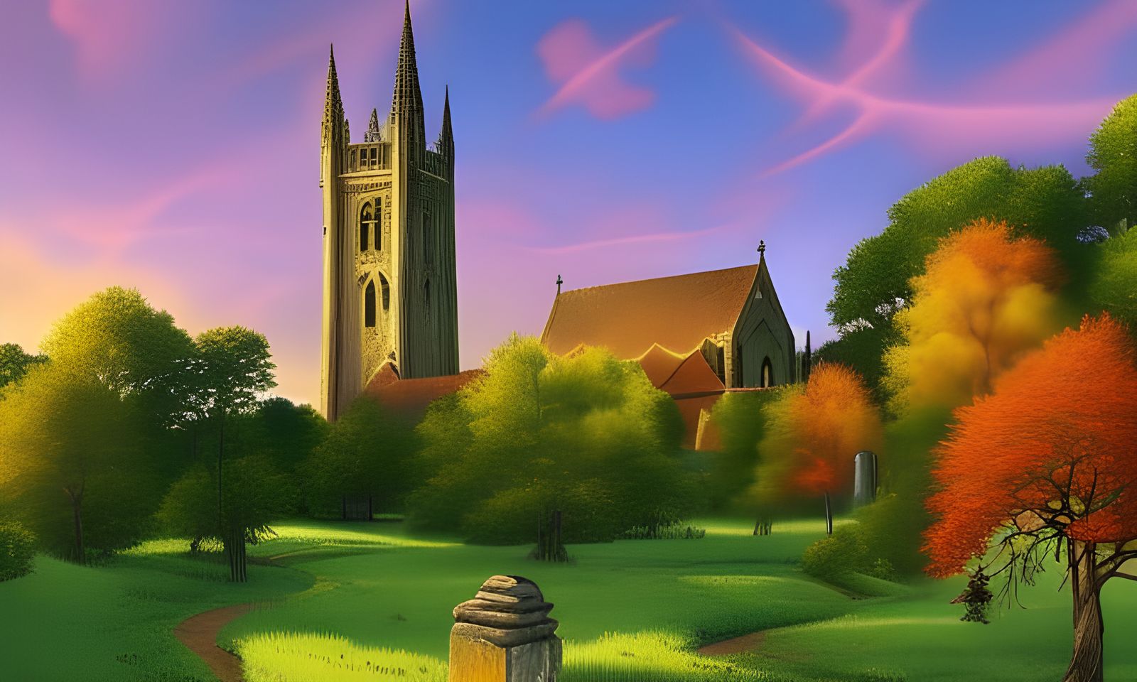 Good Night #72: England Romanticised #44 - AI Generated Artwork ...