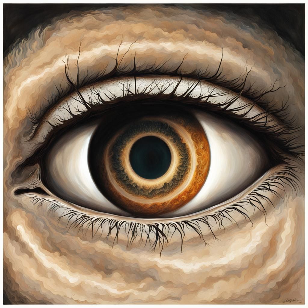 Jupiter's eye - AI Generated Artwork - NightCafe Creator