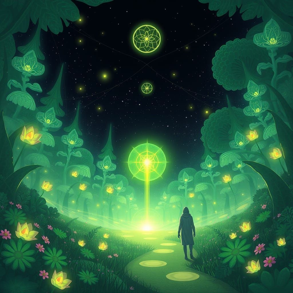 A Luminous Vale Awakens: The Bloom Alignment Unvei... - AI Art