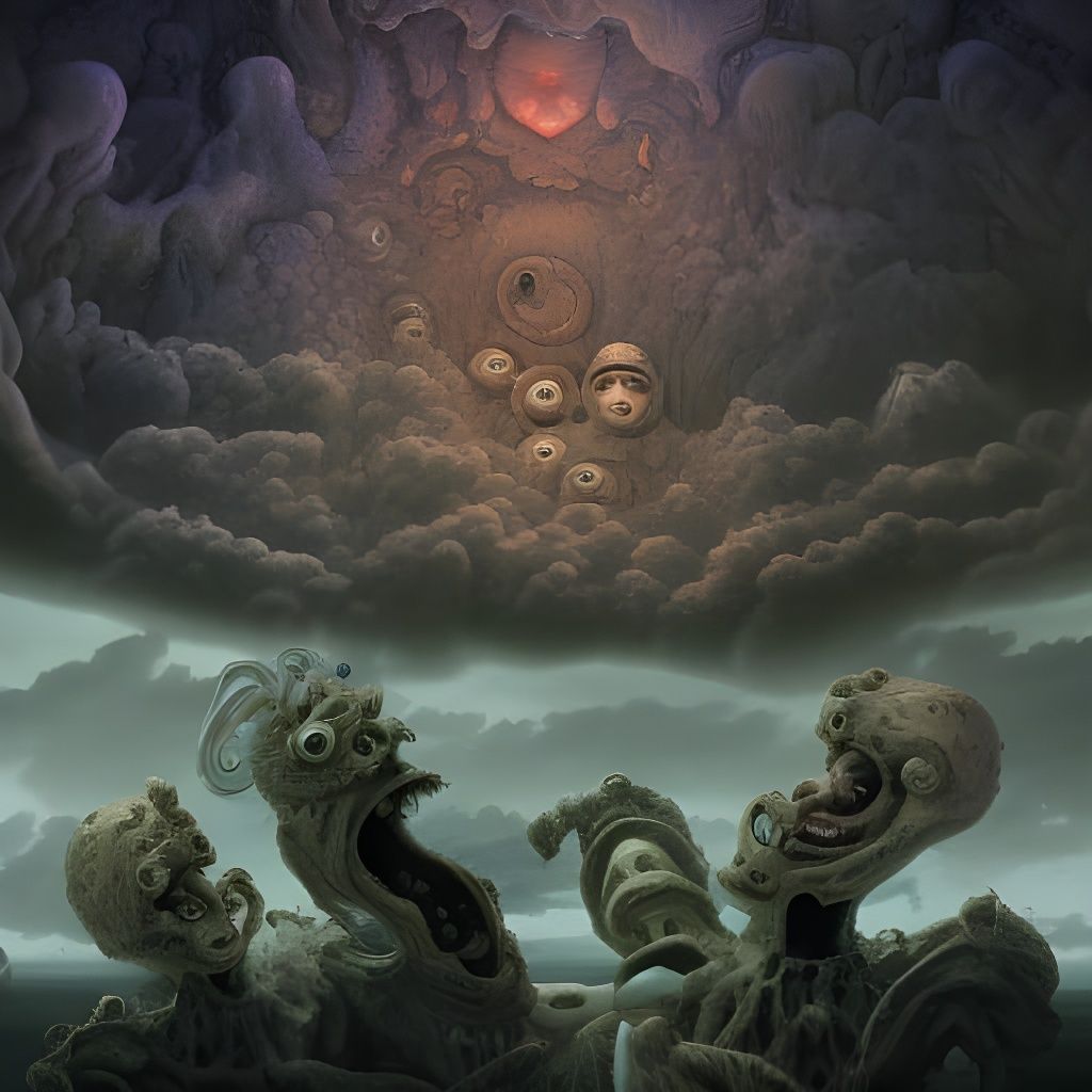 The Giant Udders of Doom - AI Generated Artwork - NightCafe Creator