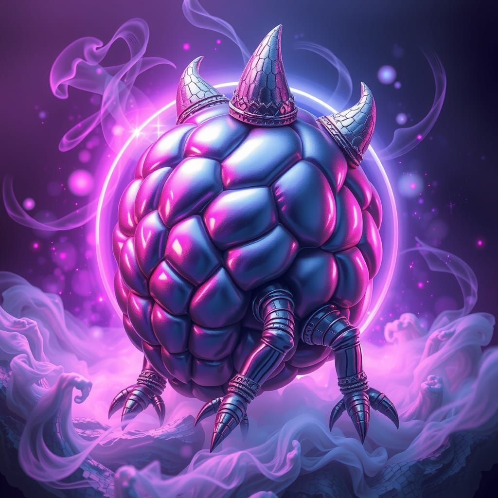 Metallic Berry Monster Foo - Iridescent Metallic Beast with ...