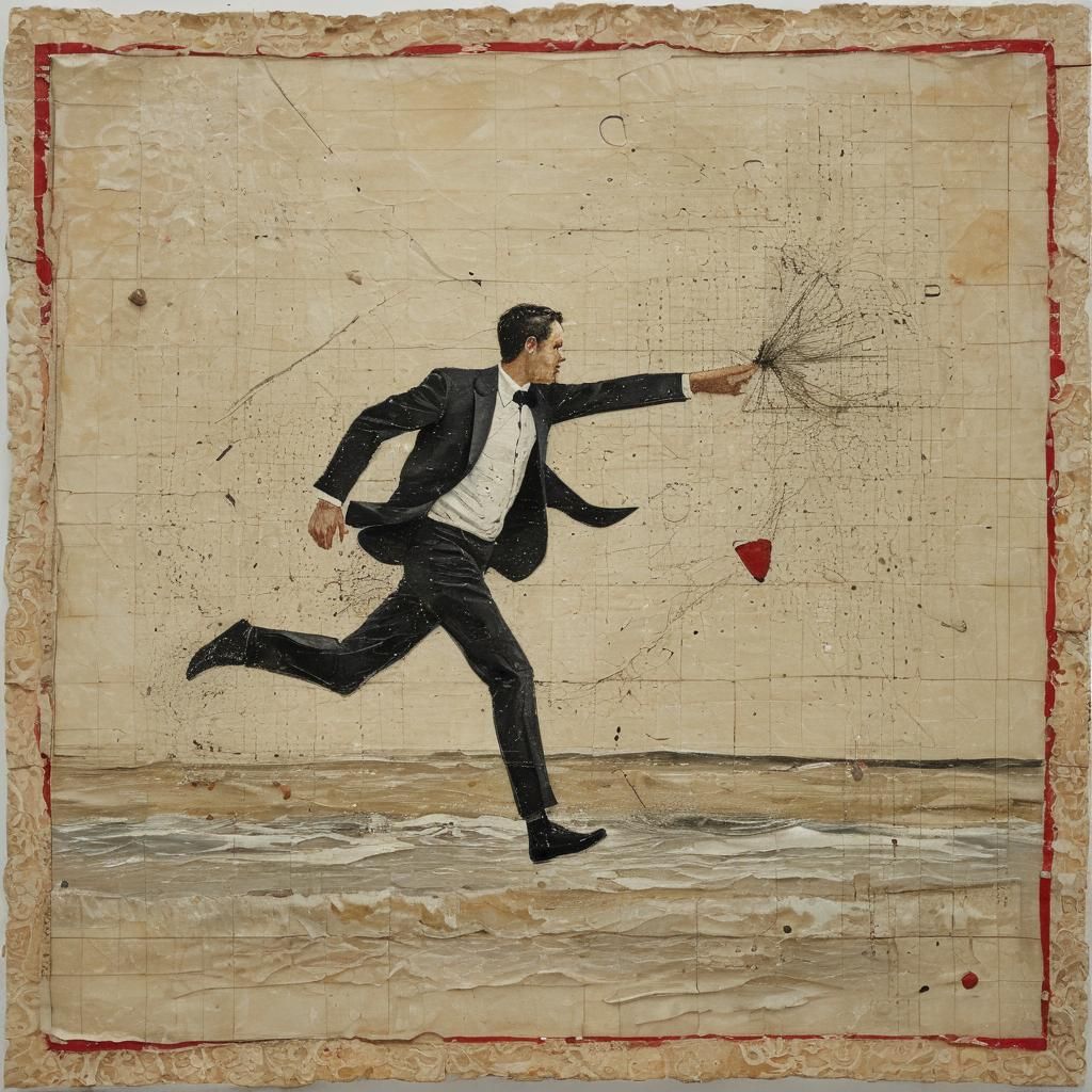 Man Reaching Out - Man Emerging from Liminal Space