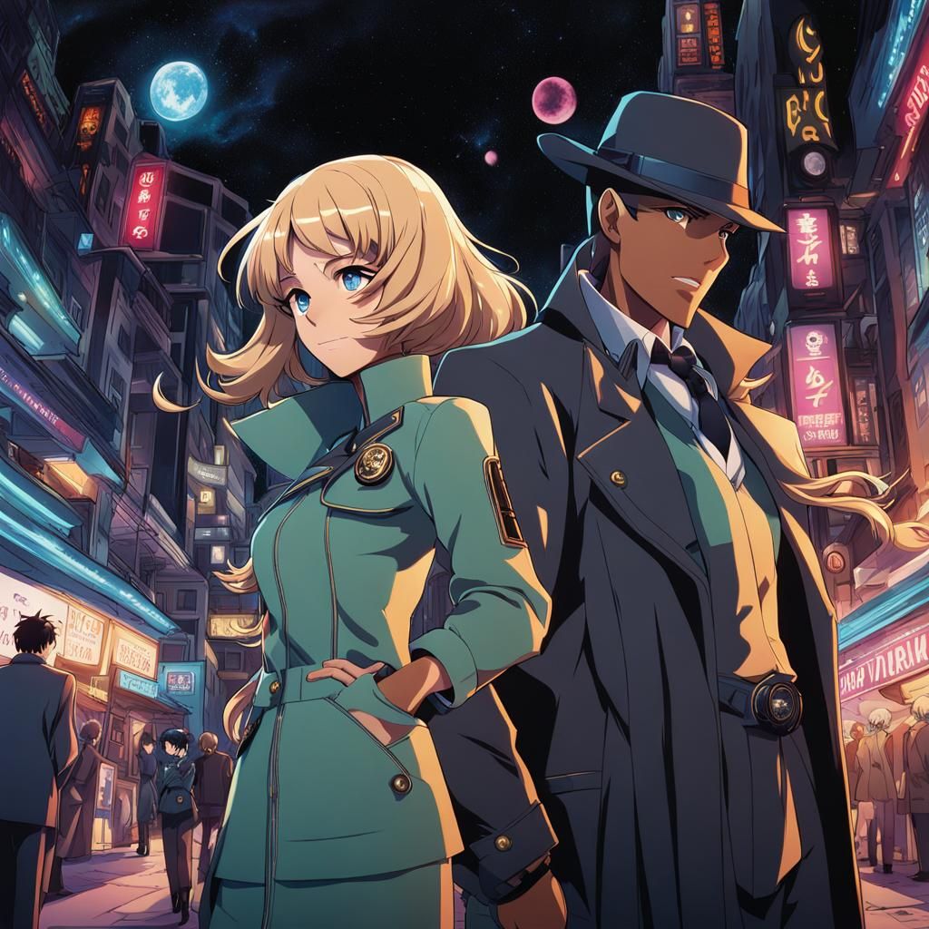 one misteriouse old detective and one wife cyborg in the hood in the ...