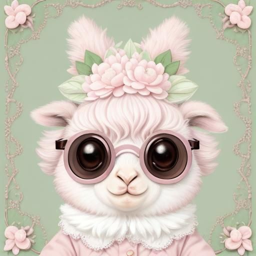 Llama Whimsy - AI Generated Artwork - NightCafe Creator