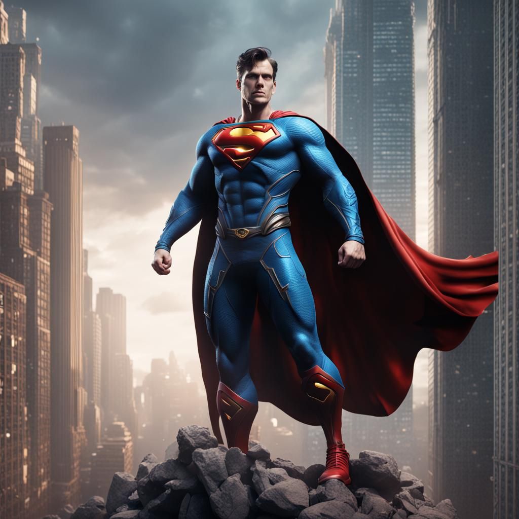 Superhuman superman - AI Generated Artwork - NightCafe Creator