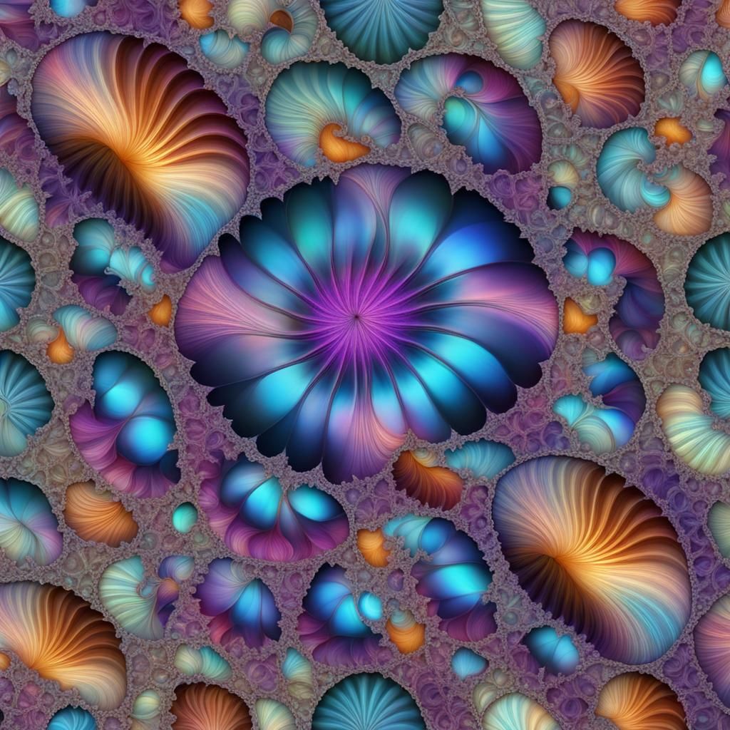 Iridescence Shells DreamShaper XL - AI Generated Artwork - NightCafe ...