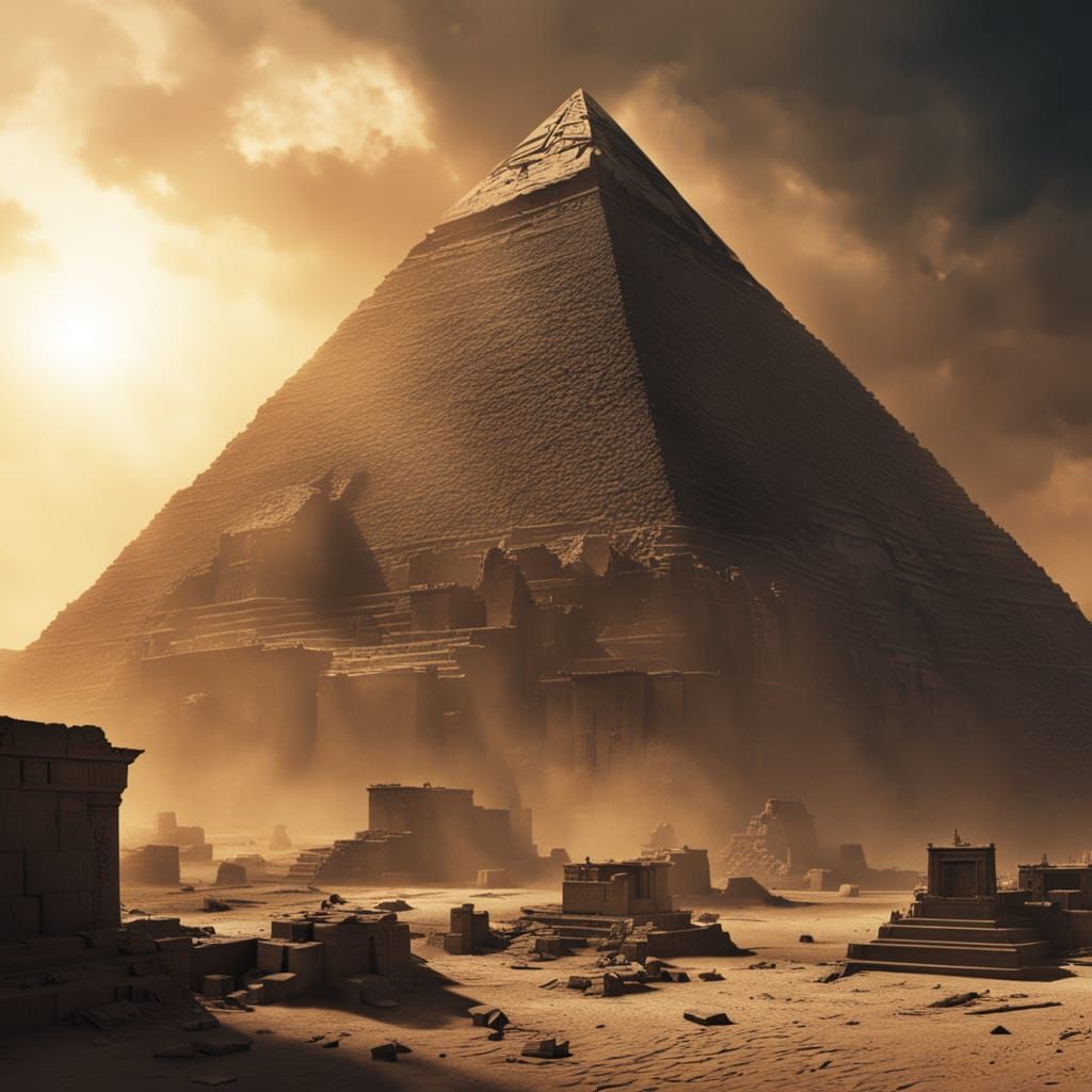 Pyramid Collapsing - Ancient Egyptian Catastrophe Unfolds in...