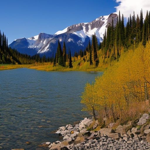 British Columbia Mountains - AI Generated Artwork - NightCafe Creator